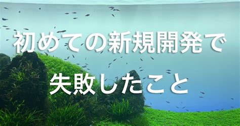 初めての新規開発で学んだ重要な教訓失敗から得た成長のヒント 今日は残りの人生の最初の日