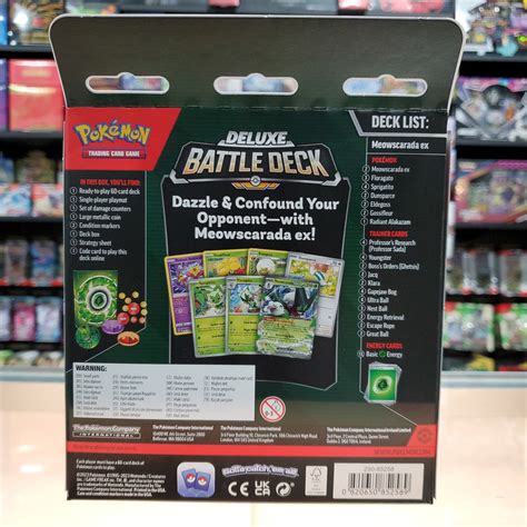 Pokémon Tcg Deluxe Battle Deck Meowscarada Ex