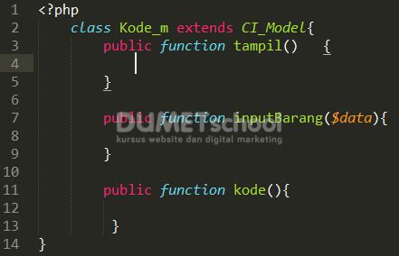 Cara Membuat Inputan Kode Otomatis Menggunakan Codeigniter Part 1 Kursus Web Programming