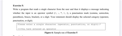Solved Exercise Write A Program That Reads A Single Chegg