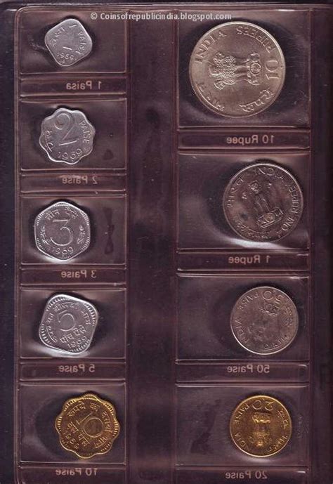 Republic India Coins Proof Set Currencies Mahatma Gandhi Birth Centenary Proof Set