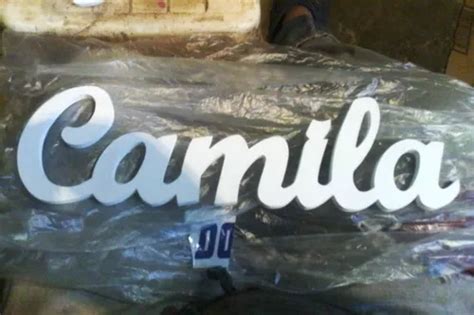Camila Nombre En Madera Letras En Mdf Mercadolibre