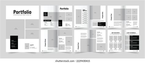 아키텍처 포트폴리오 내부 포트폴리오 디자인 또는 스톡 벡터로열티 프리 2205128803 Shutterstock