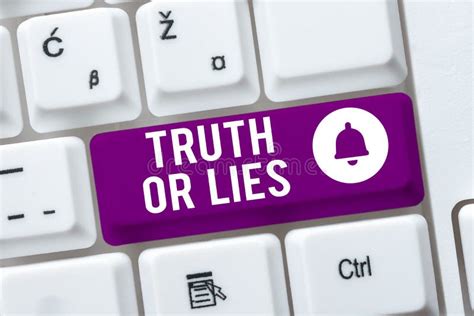 Text Caption Presenting Truth Or Lies Concept Meaning Decide Between A Fact Or Telling A Lie