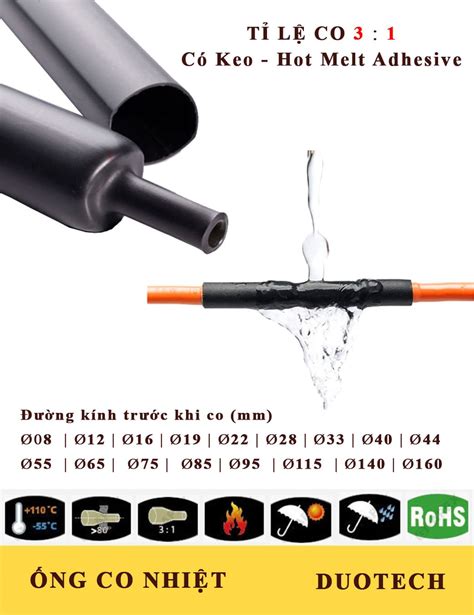 ống Co Nhiệt 31 Có Keo Chống Nước Adhesive Line Waterproof