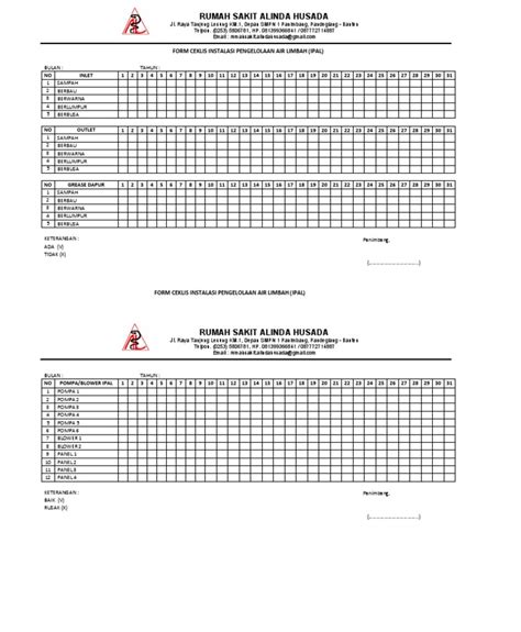 Form Monitoring Ipal Pdf