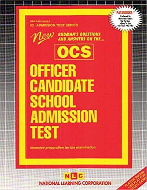 Amazon Officer Candidate School Test OCS Passbooks Books