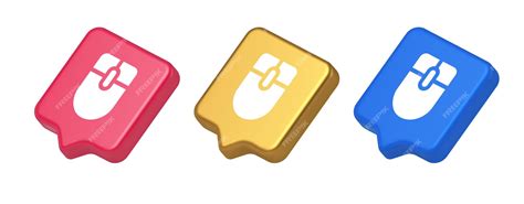 Premium Vector Mouse Computer Scrolling Device Cursor Button Click Control Cyberspace