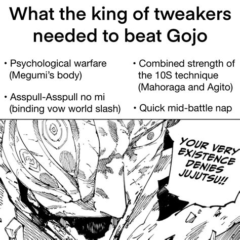 My Sunshine Pookie Bear Gojo Still Beat Lukuna Dont Forget It R