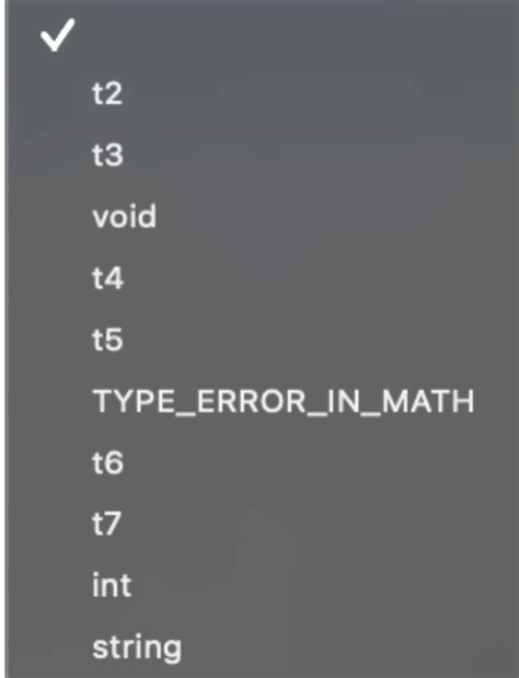 T2 T3 Void T4 T5 TYPE ERROR IN MATH T6 Tz Int String Chegg