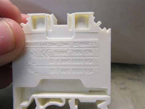 Box Of 100 Altech Corp Cts10u 600v 65a 7 15 Awg Terminal Blocks [3 J 11] Ebay