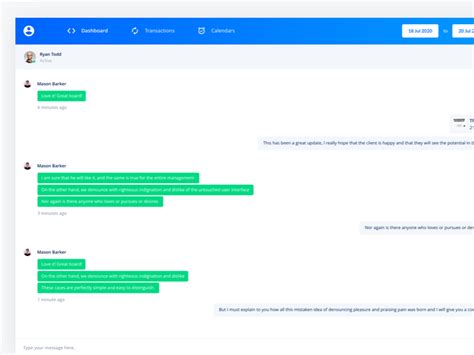 Chat Saas Admin UI Kit By Pierluigi Giglio On Dribbble