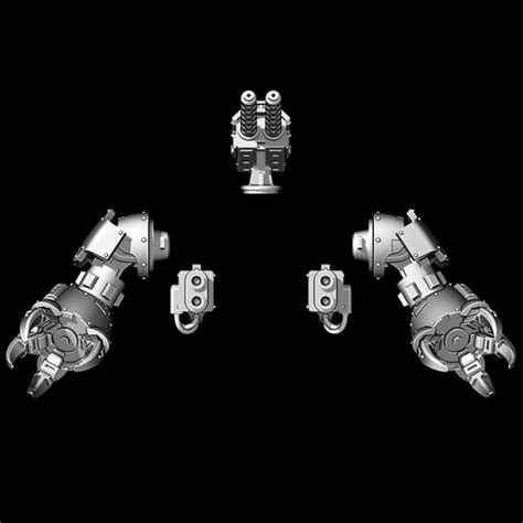 3d Printable Poh Combat Big Robot Armour Upgrade Kit By The Custom Bit