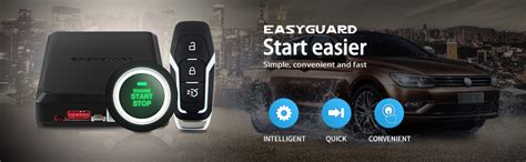 Amazon com EASYGUARD EC002 FO2 NS Smart Key Passive Kits de entrada sin llave con botón de
