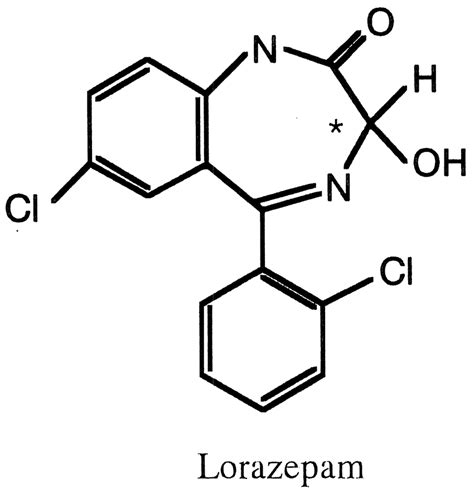 The Structures Of Lorazepam Download Scientific Diagram