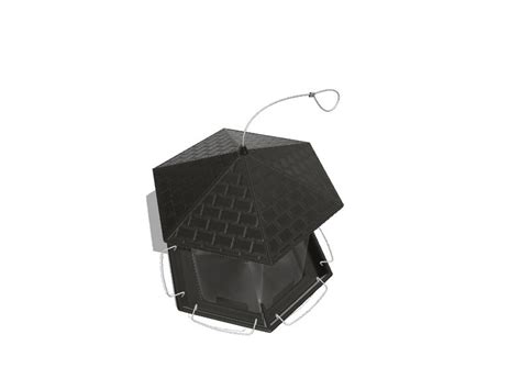 Style Selections Metal Hangingpost Mount Hopper Bird Feeder 10 Lb