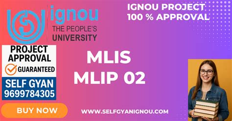 Ignou Mlis Project Code Mlip 02 Complete Guide With 100 Approval Support
