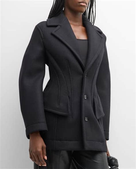Brunello Cucinelli Wool Check Single Button Blazer Jacket Neiman Marcus