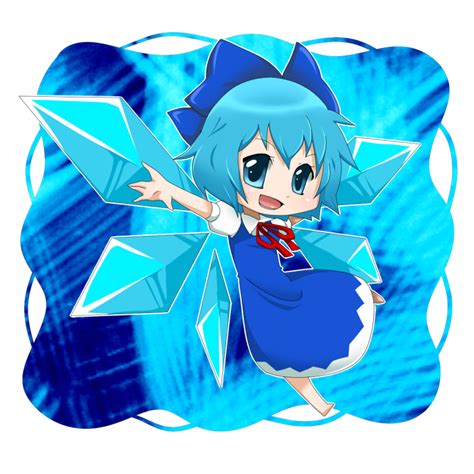Safebooru Bad Id Blue Hair Bow Chibi Cirno Ribbon Ribbons Short Hair