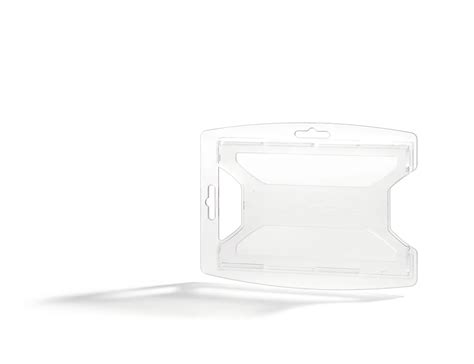 Durable Rexycle 1 Card Security Pass Id Badge Holders Euro Hook 10 Pack