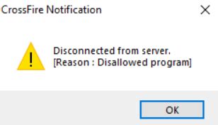 Solução para o erro Disconnected From Server Reason Disallowed