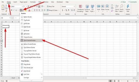 How To Add Or Remove Cell Borders In Excel