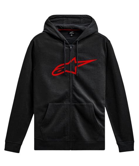 Ageless Zip V3 Black Sportswear Hoodie Alpinestars®