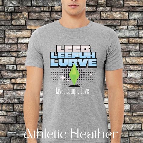 Simlish Leeb Leefuh Lurve Meaning Live Laugh Love Unisex Etsy