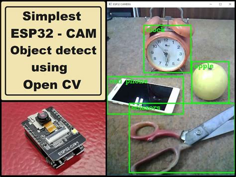 Simple Esp32 Cam Object Detection Using Open Cv Project