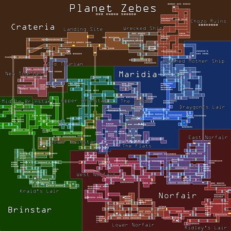 Super Metroid World Map Charin Aprilette