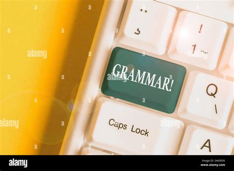 Handwriting Text Grammar Conceptual Photo Whole System Structure Language Syntax And Morphology