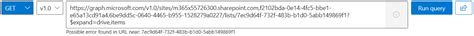 Valid URLs Marked As Potential Errors Issue Microsoftgraph Microsoft Graph Explorer V