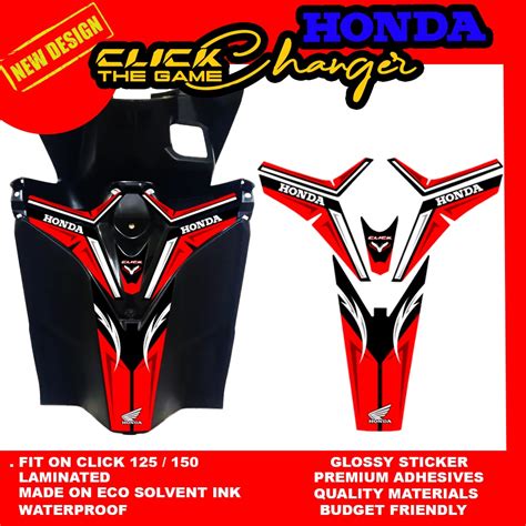 Honda Click V2 Inner Fairing Sticker Honda Click Inner Fairing
