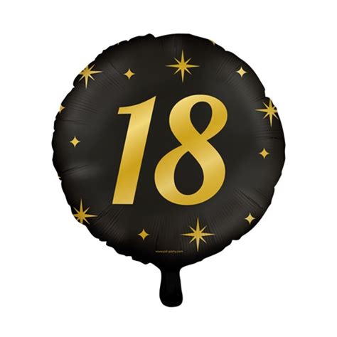 Folieballon 18 Jaar Classy Party 46cm