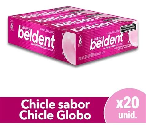 Chicles Beldent Globo Display Caja X 20 Unidades Mercadolibre