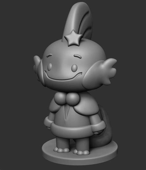 Obj File Mudkip Christmas Pokemon・3d Printing Model To Download・cults