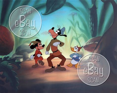 Rare Walt Disneys Mickey Mouse And The Beanstalk Cartoon 8 X 10 Photo