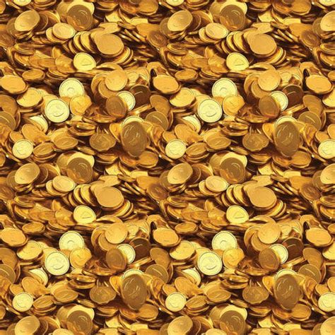 Gold Coins Adhesive Vinyl Pattern