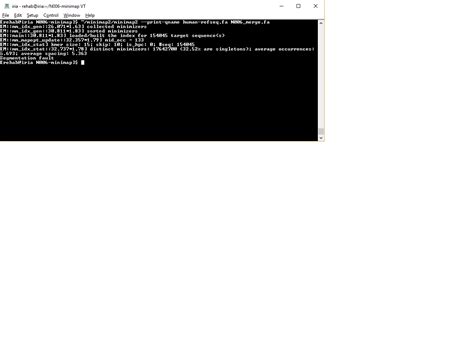 segmentation fault error with minimap2 · issue 111 · lh3 minimap2 · github