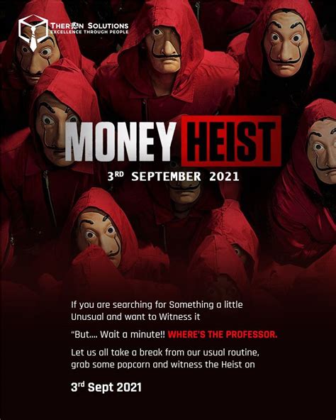 Jahanoor A On Linkedin Moneyheist Theronsolutions Netflixandchill