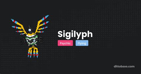 Sigilyph Pokémon Black 2 And White 2 Pokédex Dittobase