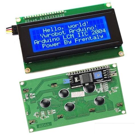 Display Alfanumerico Pantalla Lcd Conversor I C Azul Yorobotics