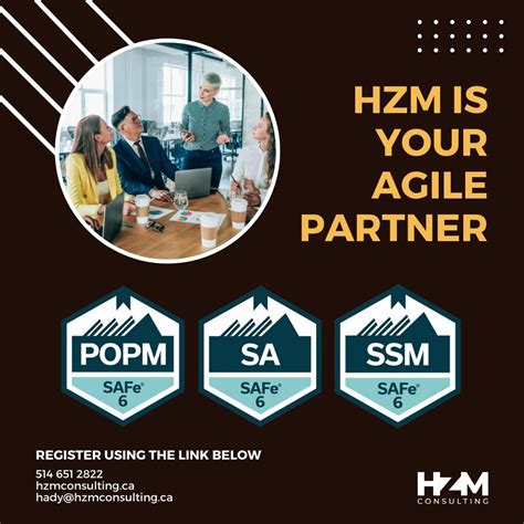 Hzm Consulting On Linkedin Hzmconsulting Scaledagile Scrummaster Safepopm Productowner…