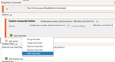Dynamics 365 Javascript Enabled Button For Using Kingswaysoft And Ribbon Workbench