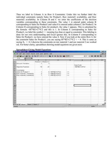 Linear Programming Module A Conceptual Framework Pdf