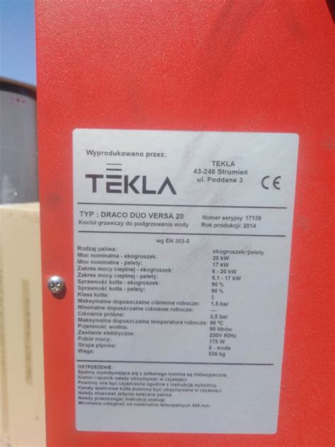 Kocioł Tekla Draco Duo Versa 20 Nakło nad Notecią Kup teraz na