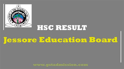 Jessore Board HSC Result 2024 Marksheet With Number