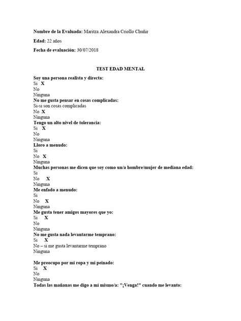 Test Edad Mental Correcto Pdf