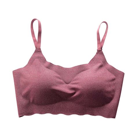 Jsaierl Womens Bras Plus Size Push Up T Shirt Bras Seamless Comfy
