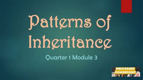 Quarter 4 The Mendelian Genetics Grade 8 Pptx
